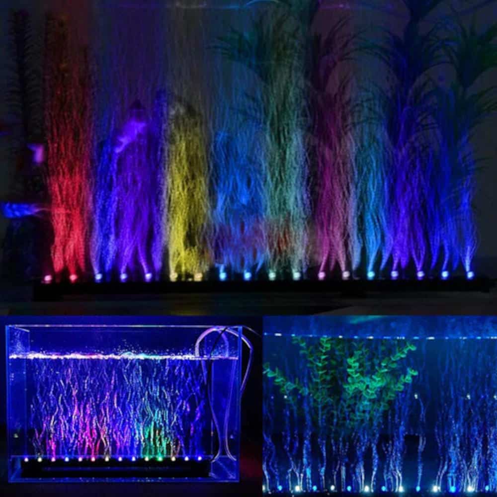 LED Color Changing Air Bubble Light, 2 in 1 (60cm 2.5W)