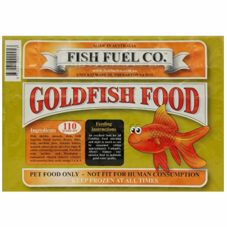 Fish Fuel Co. Frozen Goldfish Food 110G 35 Cubes