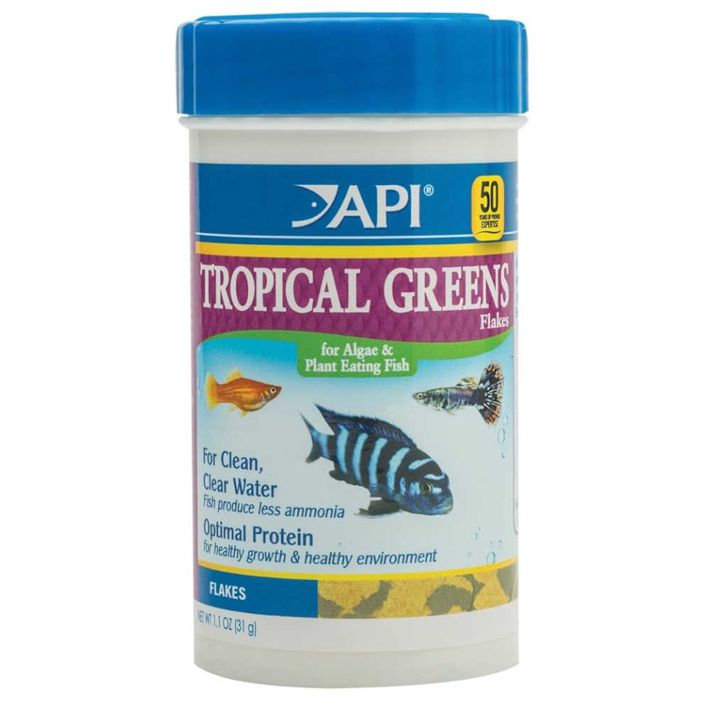 API Tropical Greens Flakes - Roxy Aquarium