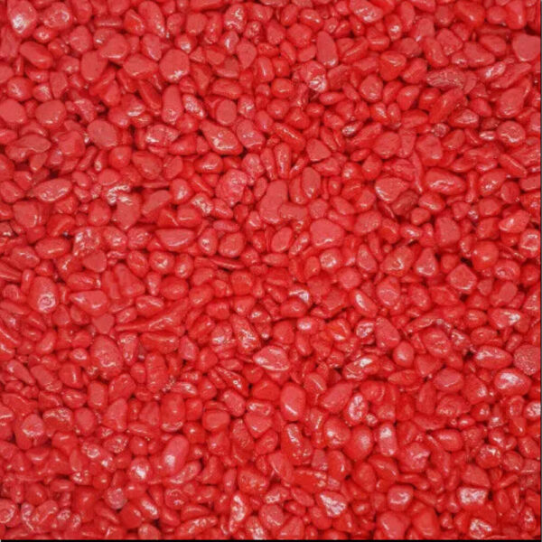 Painted Red Gravel (1Kg) - Roxy Aquarium