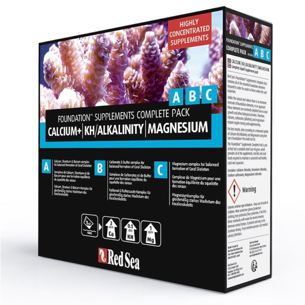 Red Sea Foundation Supplements Complete Pack - Roxy Aquarium