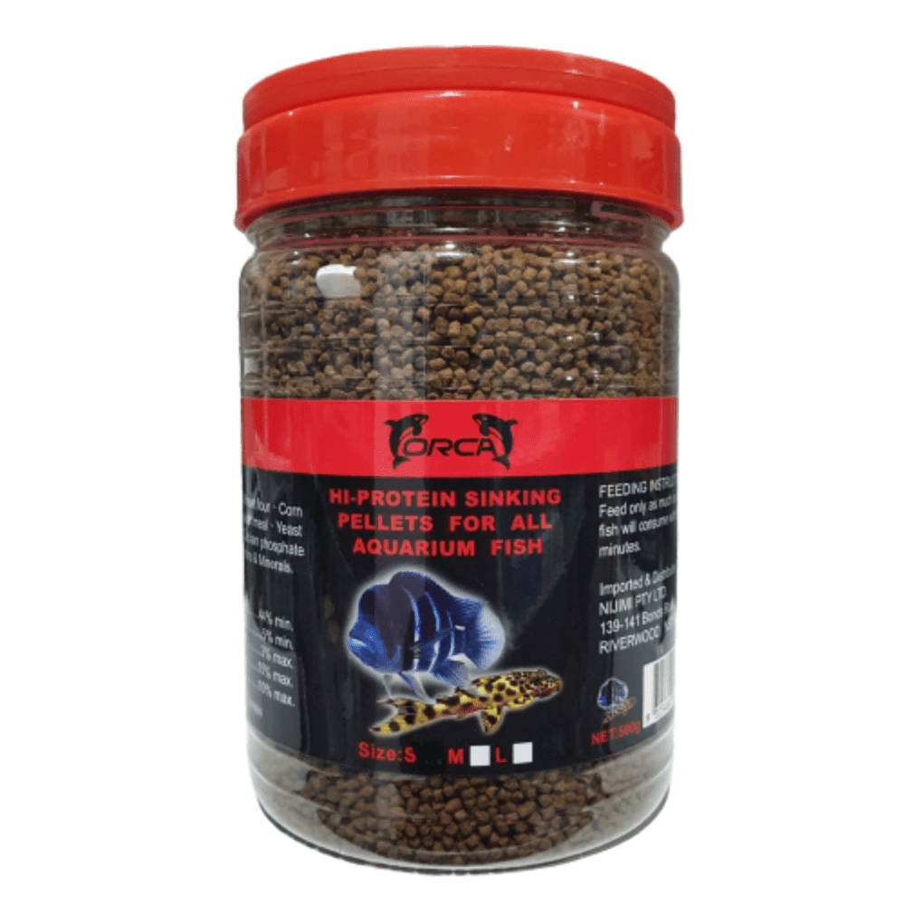 Orca Hi-Protein Sinking Pellets - Roxy Aquarium