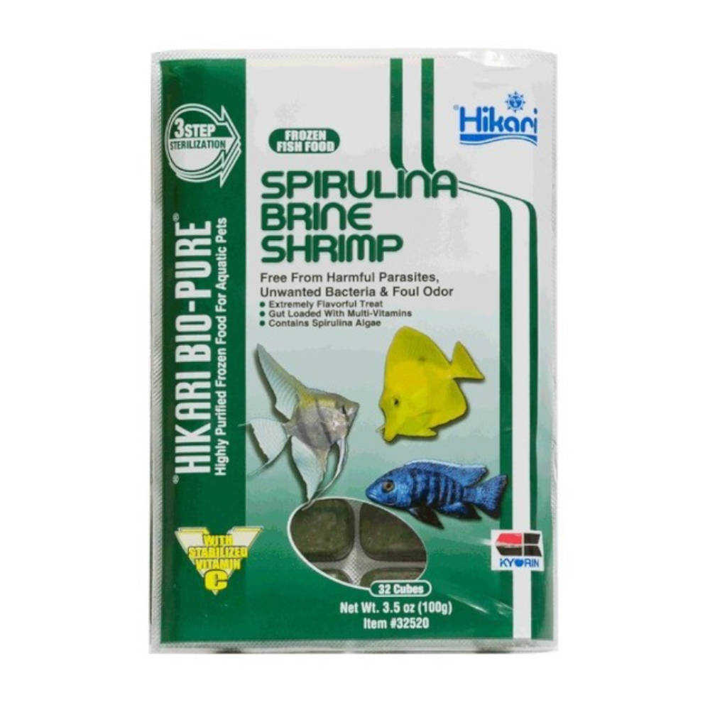 Hikari Spirulina Brine Shrimp 100g – 32 Cubes Frozen