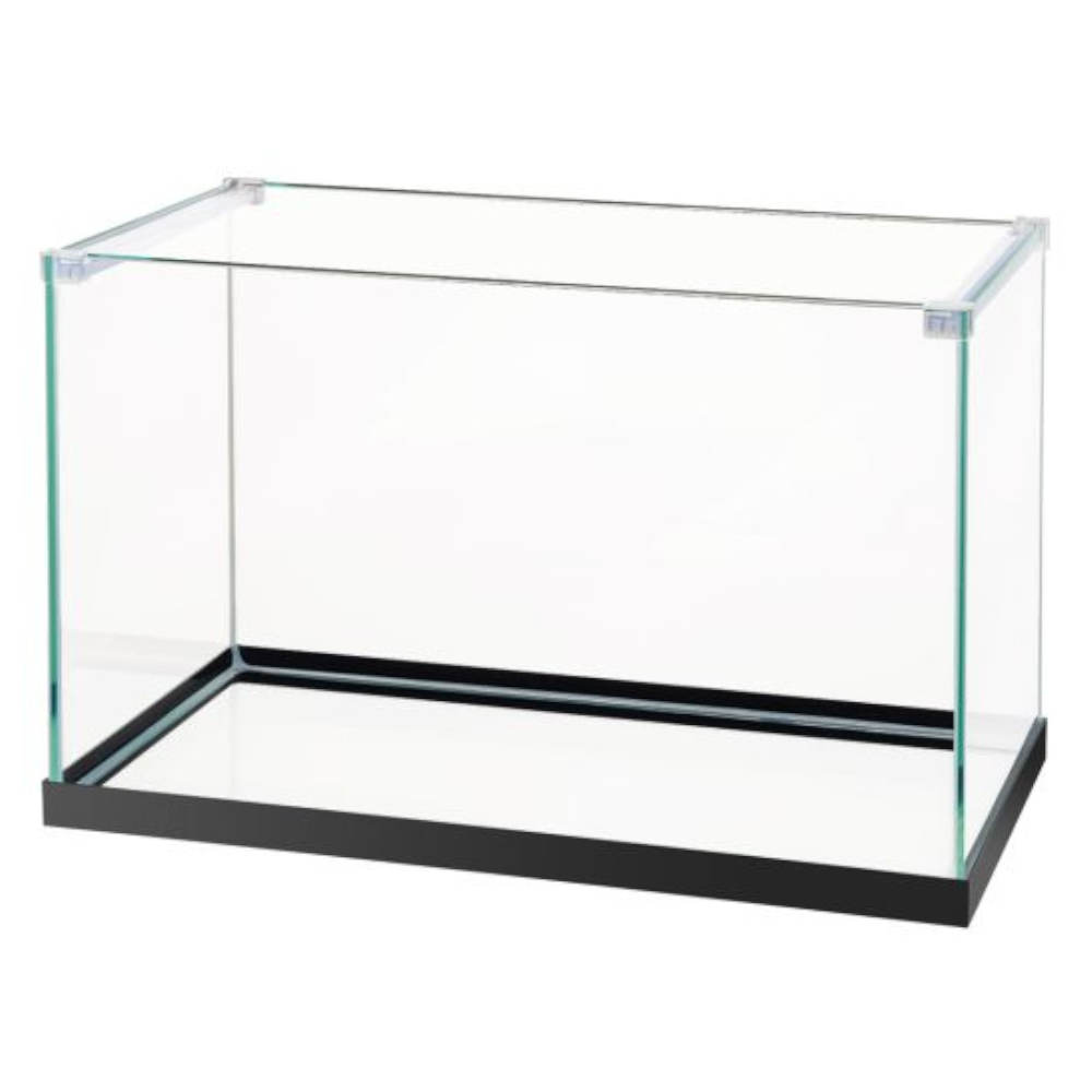 60cmx30cmx35cm Ultra White Glass Tank with Black Base Edge