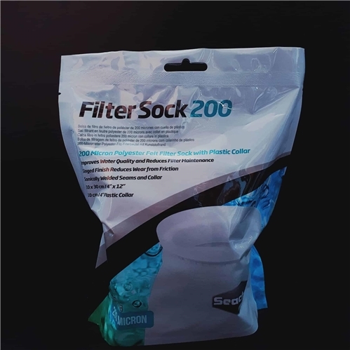 Seachem Filter Sock 200 Micron Welded 17.5x40cm