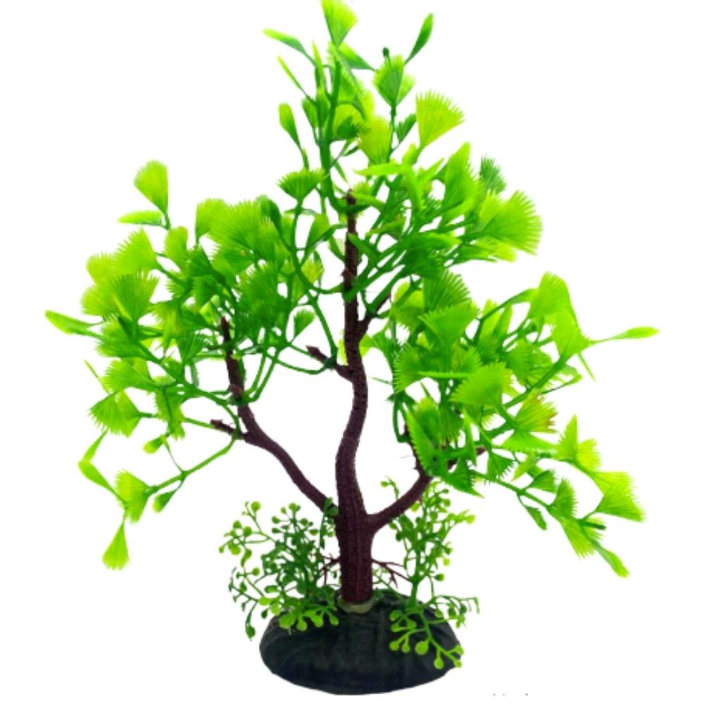 Green Plant Artificial Decoration 5″ - Roxy Aquarium